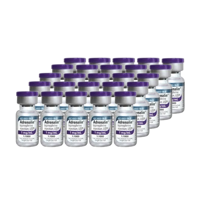 Adrenalin (epinephrine injection, USP) 1mg/mL 1:1000 25 / Box - SAVELIVES