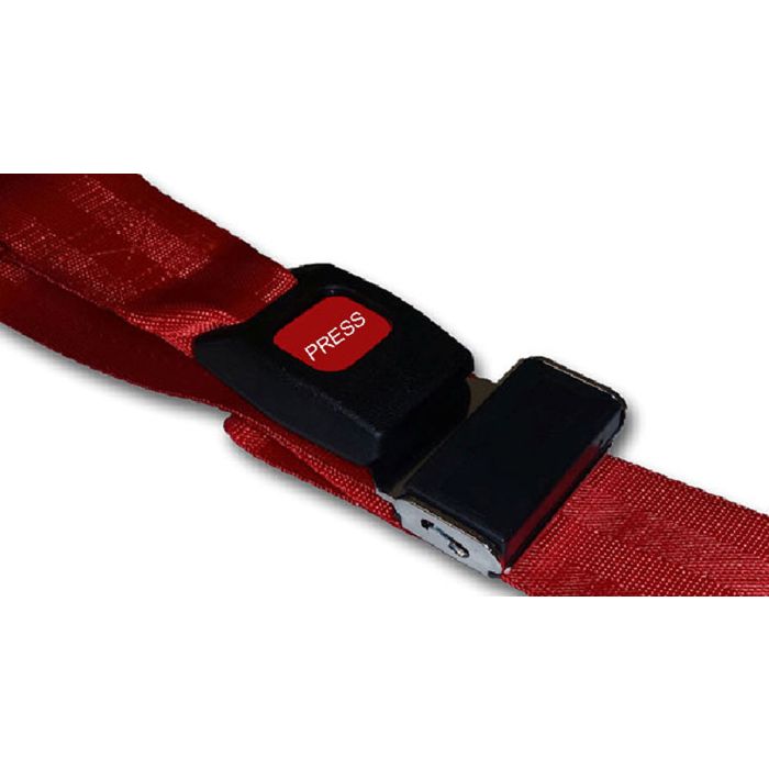 Gurney Extension Strap, Metal Push Button Buckle, 1 Piece, 2in x 24in ...