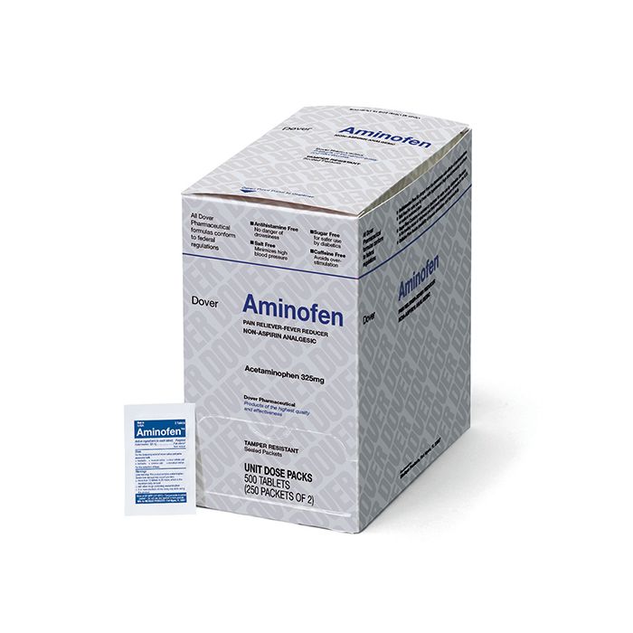 Aminofen Tablets (Acetaminophen) 325MG 250pkg/2 - SAVELIVES
