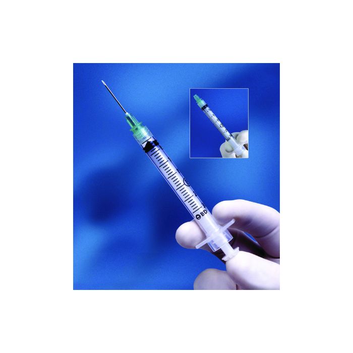 BD Integra™ Syringe with retracting BD PrecisionGlide Needle. Box/100 ...