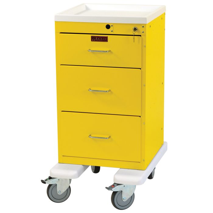 Three Drawer Mini Line Infection Control Cart - SAVELIVES