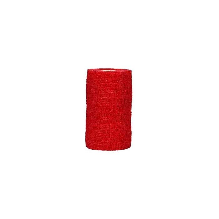 Co-Flex Cohesive Red Bandage 3inch x 5 Yard Self Adhesive Bandage 24 ...