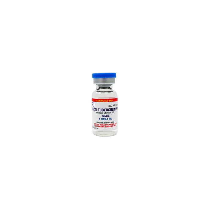 PRACTI-TUBERCULIN PPD. 1 ML VIAL. DISTILLED WATER. BOX OF 40. - SAVELIVES