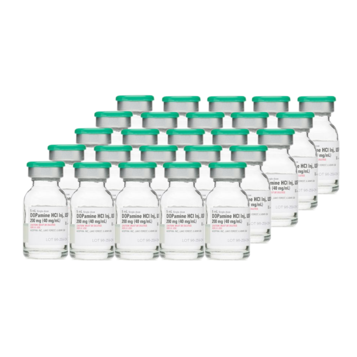 Dopamine 200mg 5mL Single Dose Vial 25/ Pack - SAVELIVES
