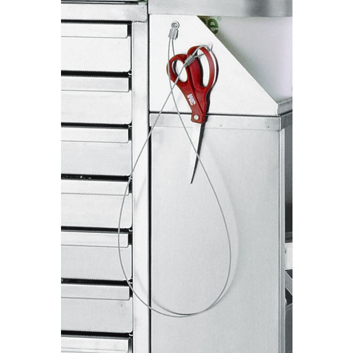 Scissors Security Cable, Cast Cart (Scissors not included) - SAVELIVES