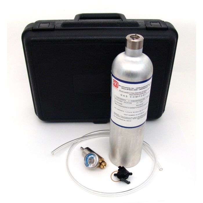 RKI Instruments GasWatch 2 Calibration Kit, 34AL Cylinder H2S/N2, Reg ...