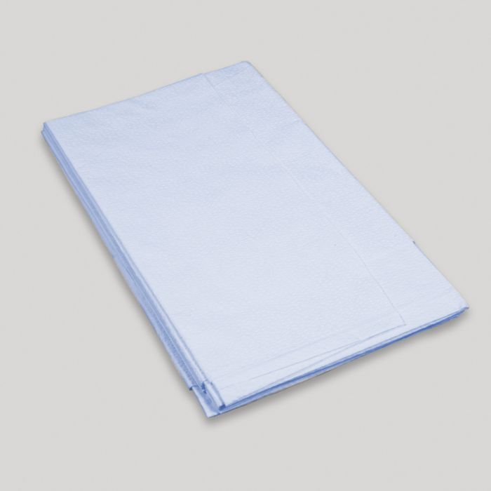 Drape Sheets (Blue) 2ply Tissue 40 x 60 100/cs - SAVELIVES