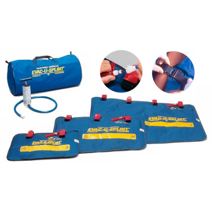 EVAC-U-SPLINT Extremity Splint Set, (Same as EV 3000 with Side Release ...