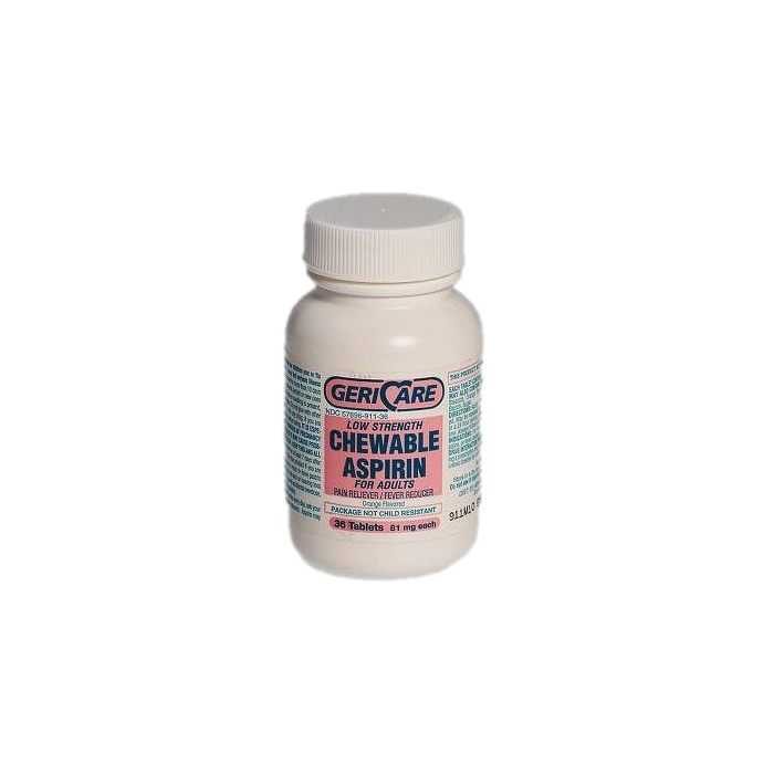 Chewable Aspirin Tablets Low Strength 36/ Bottle - SAVELIVES