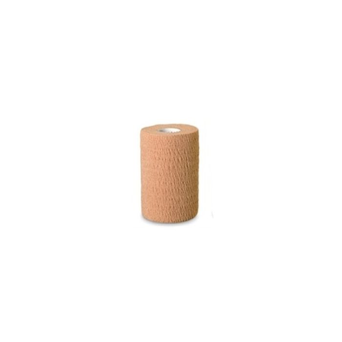 Co-Flex Latex Free Tan Foam Bandage 3" x 5 Yard Self Adhesive Bandage ...