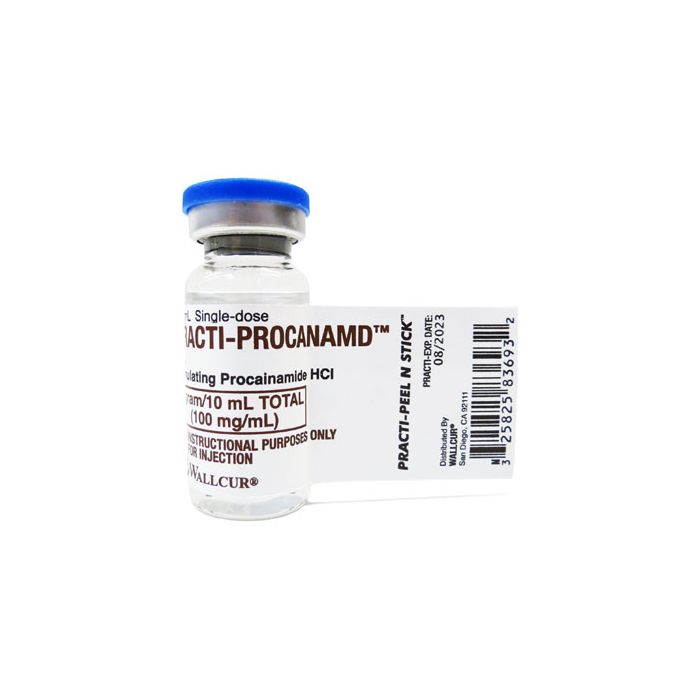 PRACTI-PROCAINAMIDE HCL LABEL. SET OF 100. - SAVELIVES