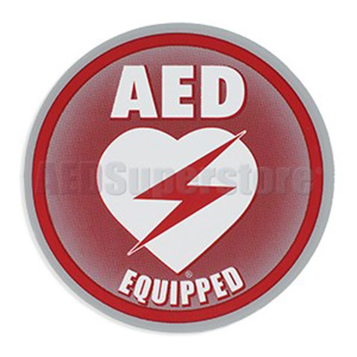 High-Performance Weatherproof Vinyl AED Decal for Resale - SAVELIVES