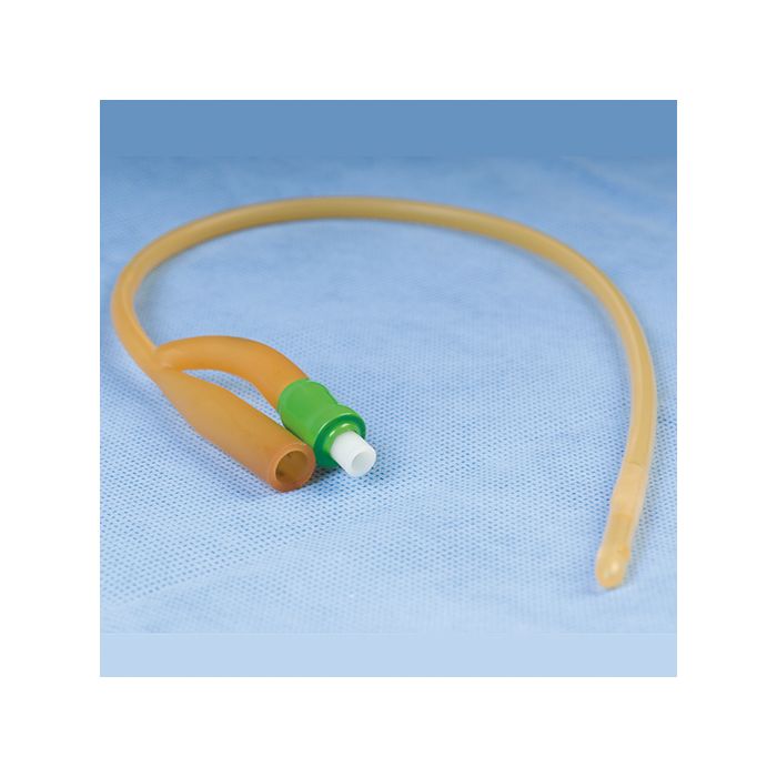 AMSure® Two-Way Silicone Coated Latex Foley Catheter 18Fr 5cc - SAVELIVES