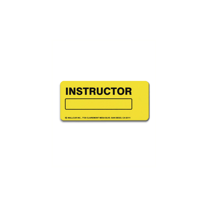INSTRUCTOR LOCATOR SIGN. ONE SIGN. - SAVELIVES