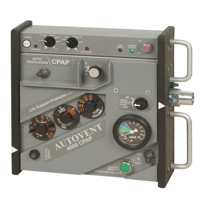 AutoVent 4000 Series Transport Ventilator with CPAP, Air Mix Mode ...