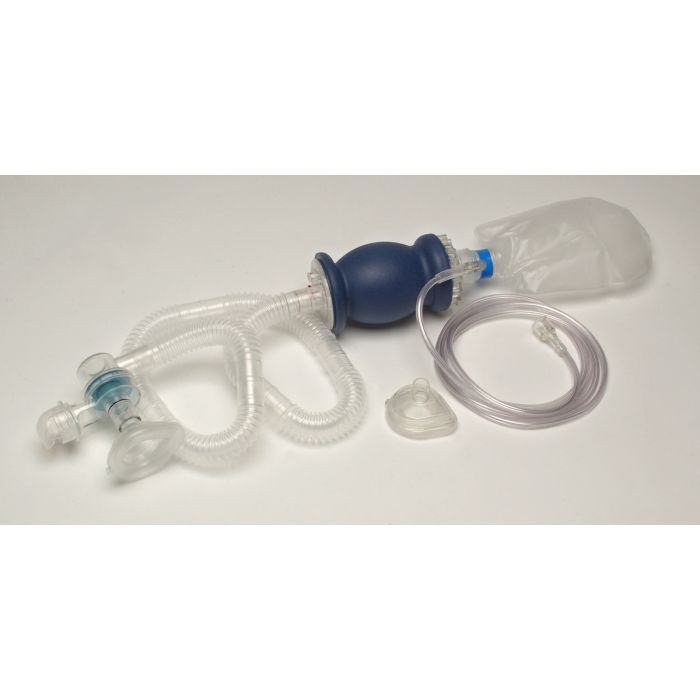 Infant/Neonate BVM, with reservoir, 2 masks, flex tubing, 7' oxygen ...