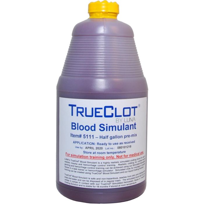 Luna Blood Simulant Pre-mix, ½ Gallon (5111) - SAVELIVES