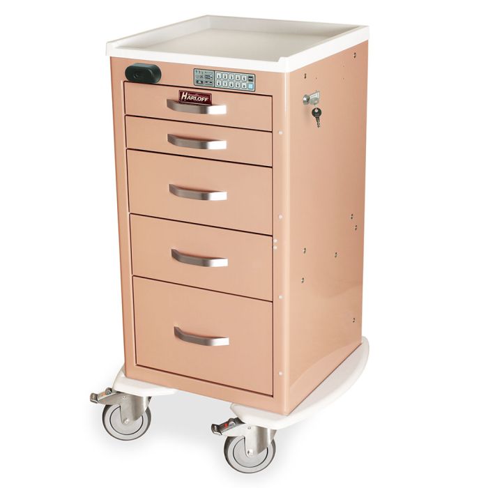 M-Series Cart - Mini Width Medium Cabinet with 27" of Vertical Drawer ...