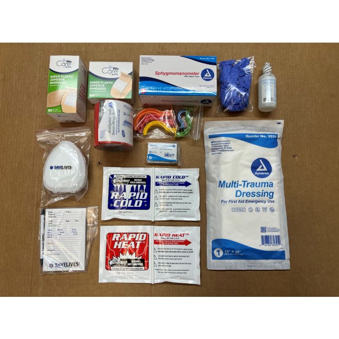 Prefilled Boxed Items for Trauma Kits - SAVELIVES