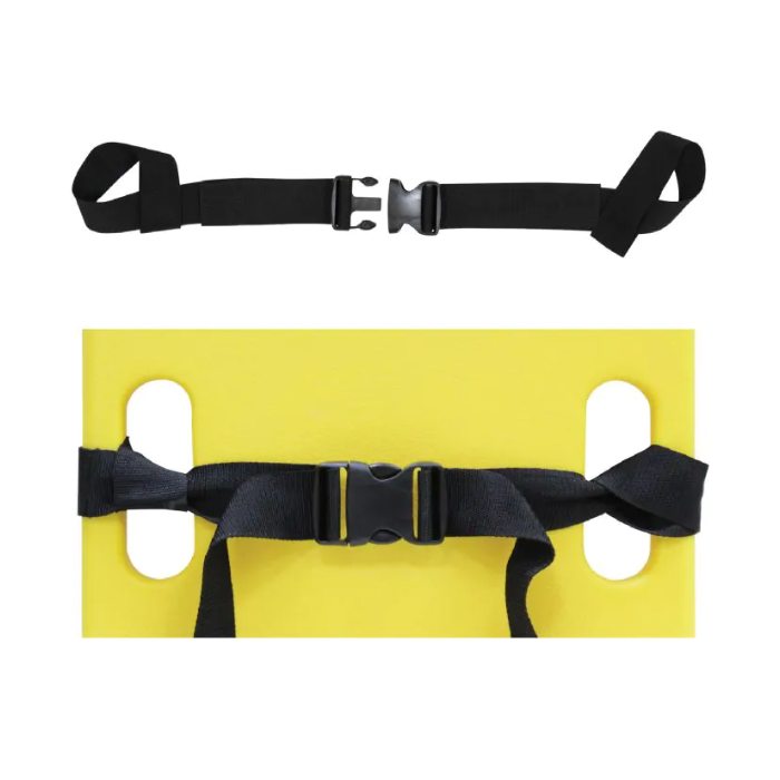 KEMP USA BLACK TWO PIECE SPINE BOARD STRAP - SAVELIVES