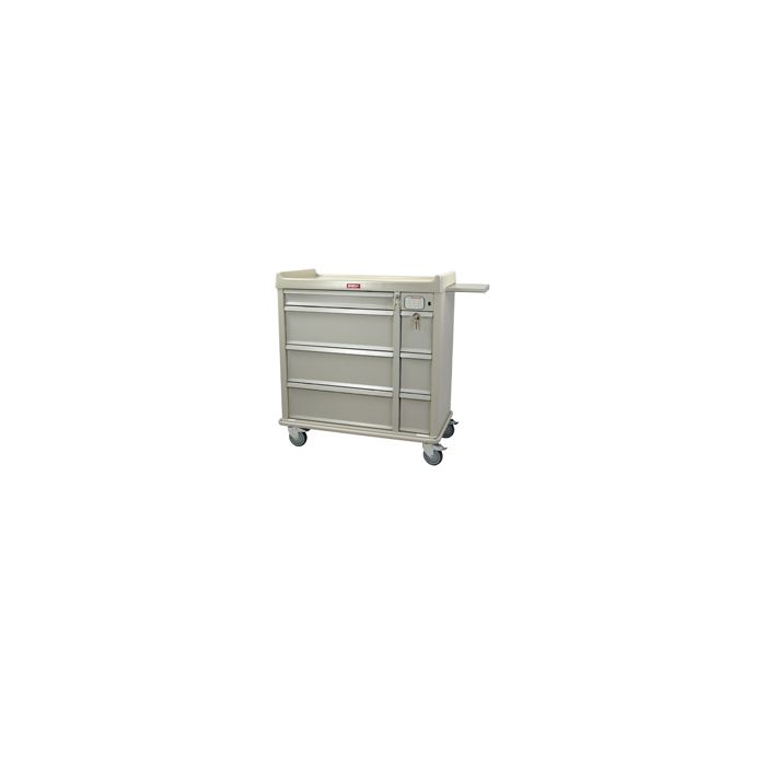 Electronic Locking Punch Card Medication Cart with CompX® Lock, 600 ...