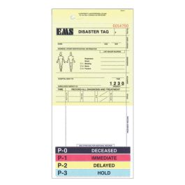 EMS Associates Disaster Tags with String / 50 per package - SAVELIVES