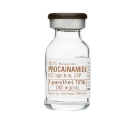 PROCAINAMIDE HCI INJECTION, USP 1gram/10mL TOTAL (100mg/mL) 10mL VIAL ...