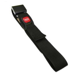 Strap, Polypropylene, Metal Push Button Buckle, 9 foot, 1 Piece, Black ...