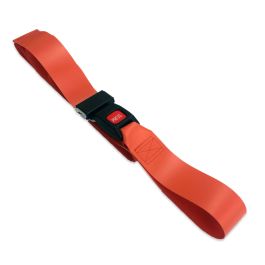 Strap, Vinyl Antibacterial, Metal Push Button Buckle, 1pc, Orange, 9ft ...