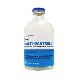 PRACTI-DANTROLENE. 20 MG POWDER VIAL. BOX OF 20. - SAVELIVES