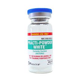 PRACTI-POWDER WHITE. 10 ML VIAL. BOX OF 30. - SAVELIVES