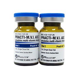 PRACTI-MVI ADULT DUAL PACK. 5 ML VIALS (20 OF VIAL 1; 20 OF VIAL 2 ...