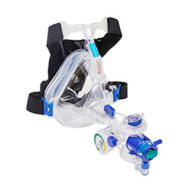 Flow-Safe II+® BiLevel CPAP Full Face Mask with Straight Swivel Port ...