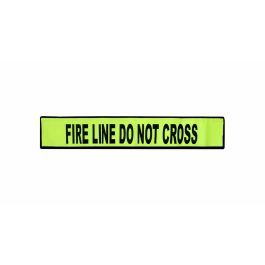 Flex-Safe Fire Line - Do Not Cross Sign - Hi-Vis Yellow - SAVELIVES
