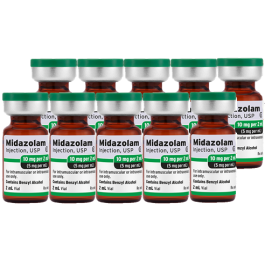 MIDAZOLAM HCL 10 MG 2 ML VIAL 25 per Box - SAVELIVES