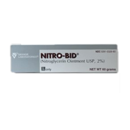 Nitro-Bid Ointment Nitroglycerin Ointment USP, 2%. 60g/tube - SAVELIVES