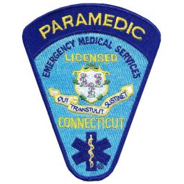 Connecticut Certified Paramedic Patch with Attached Rocker - SAVELIVES