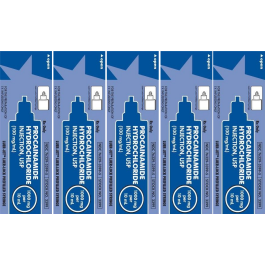 Procainamide HCL 1000mg Prefilled Syringe 10ml 5 per Package - SAVELIVES