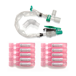 TrachSeal™ Adult Tracheostomy Closed Suction System with Saline Ampules ...