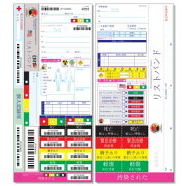All Risk® Triage Tags with Patient Wristband - Japanese Version (Pack ...