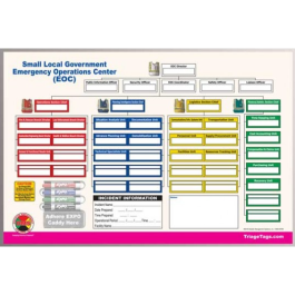 EOC Dry Erase Command Board for Small Local Government (XLarge), 60" x ...
