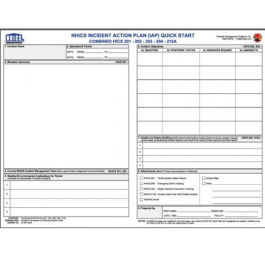 NHICS IAP Quickstart Worksheet Pad (Pad of 25) - SAVELIVES