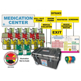 Mass Vaccination POD Kit for Small Towns (25 Position Vests), Dynamic ...