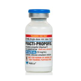 Practi-Propofol 20 mL. (200 mg/20 mL Vial). Silicone Emulsion Mixture ...